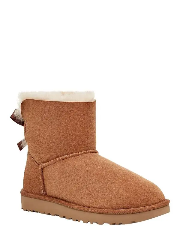 UGG Mini Bailey Bow Ii Boots - Chestnut