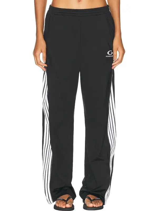 Balenciaga Zipped Sweatpants - Black & White