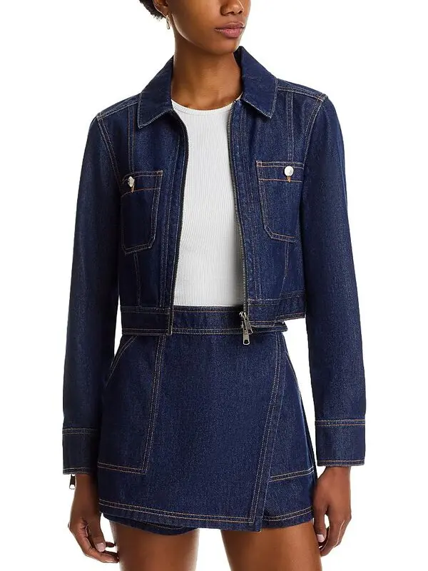 Veronica Beard Patty Denim Jacket - Indigo Rinse