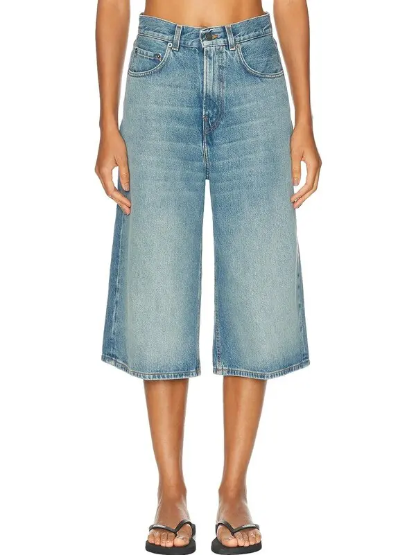 HAIKURE Belle Denim Short - Lagoon Wash