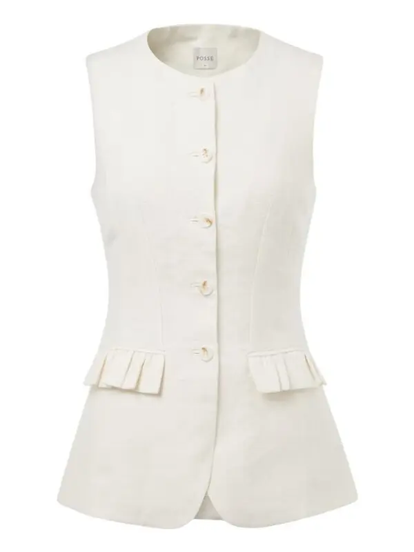 Posse Matilda Vest - Cream