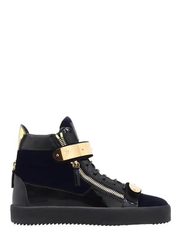 GIUSEPPE ZANOTTI Coby Mid-top Sneakers - Blue