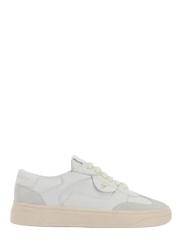 GIUSEPPE ZANOTTI Low-top Lace-up Sneakers - White