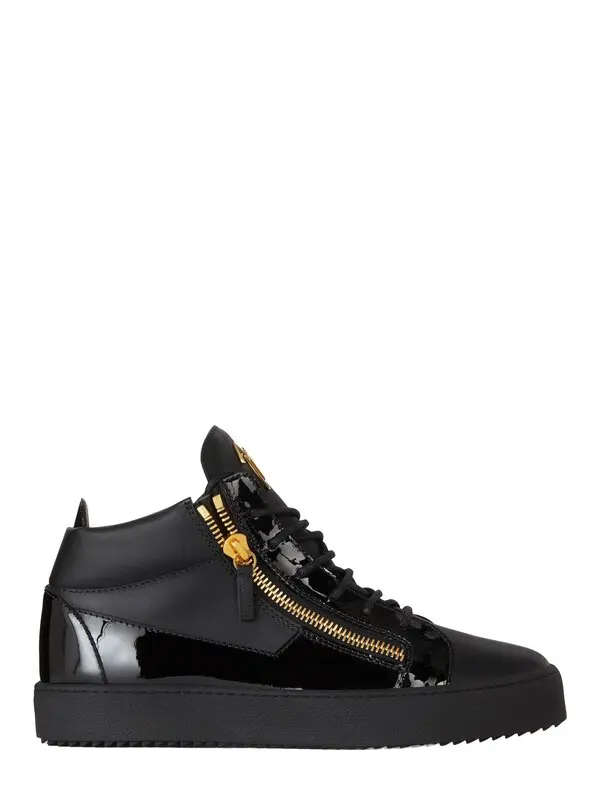 GIUSEPPE ZANOTTI Kriss Mid-top Sneakers - Black