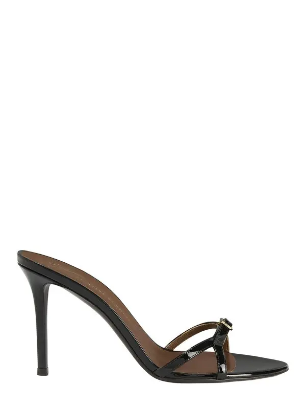 GIUSEPPE ZANOTTI Ophelia Buckle 90 Mules - Black