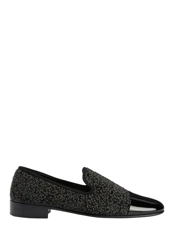 GIUSEPPE ZANOTTI Tuxedo Match Loafer - Black