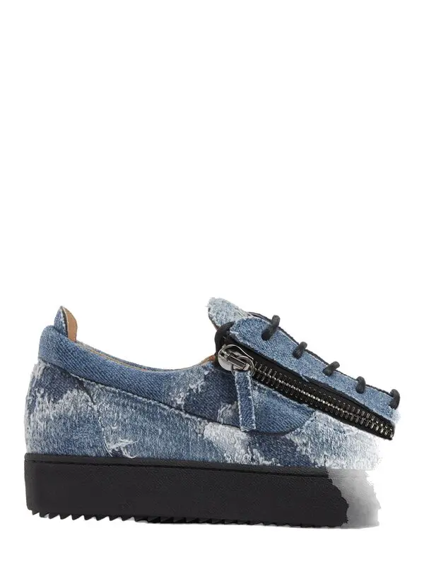 GIUSEPPE ZANOTTI Frankie Low-top Sneakers - Blue