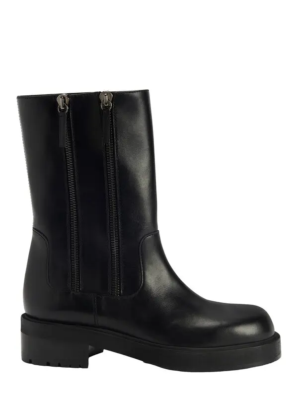 GIUSEPPE ZANOTTI Faustus Mid-calf Boots - Black