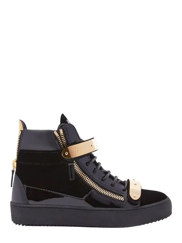 GIUSEPPE ZANOTTI High-top Sneakers - Black