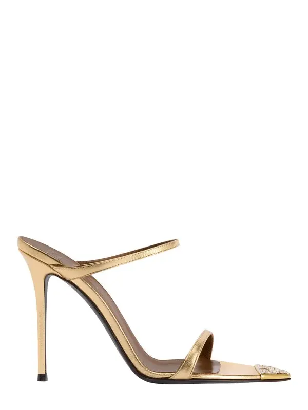 GIUSEPPE ZANOTTI Intriigo Jewelry 105 Sandals - Gold