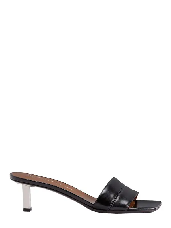 GIUSEPPE ZANOTTI Berenys 50 Mule Sandals - Black