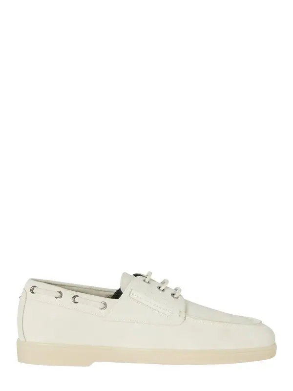 GIUSEPPE ZANOTTI Venice Boat Shoes - White