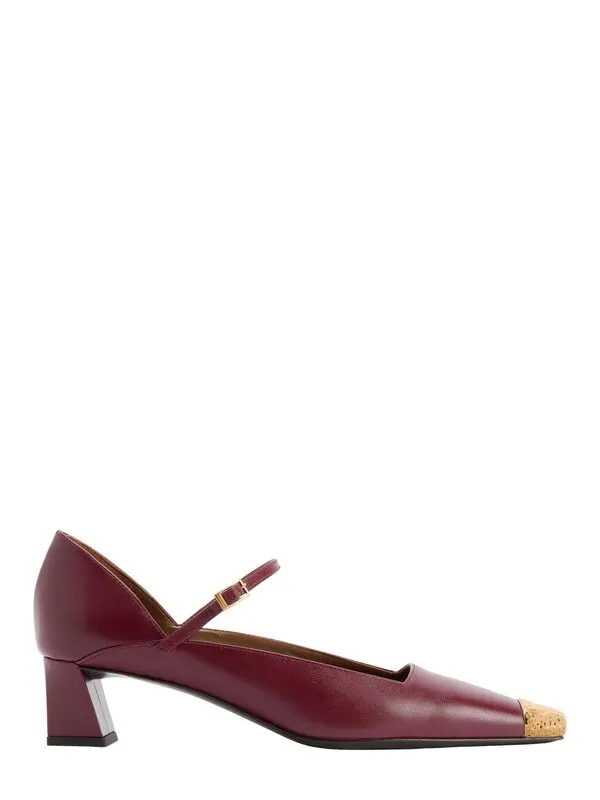 GIUSEPPE ZANOTTI Brita Metal 45 Pumps - Bordeaux