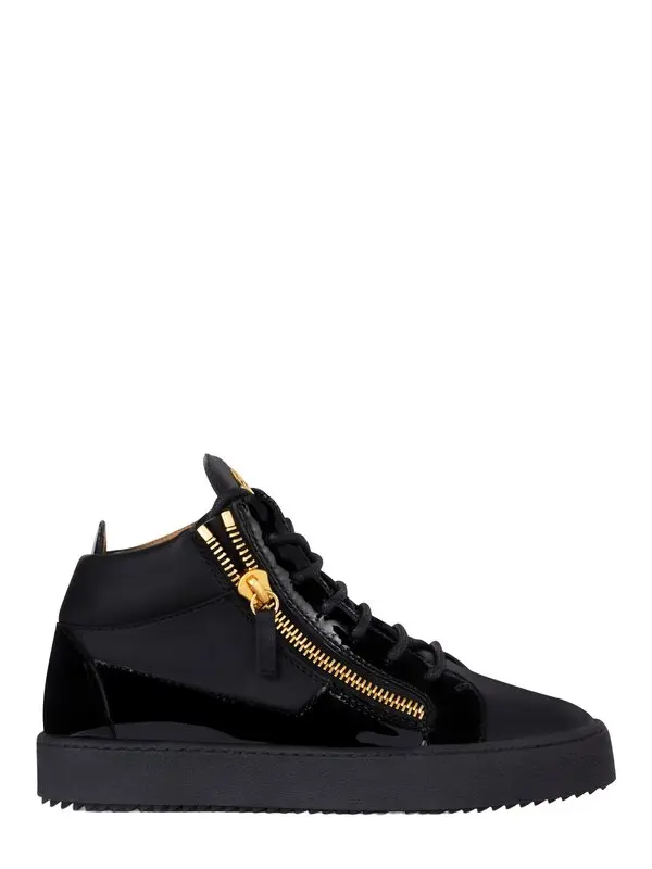 GIUSEPPE ZANOTTI Kriss Mid-top Sneakers - Black