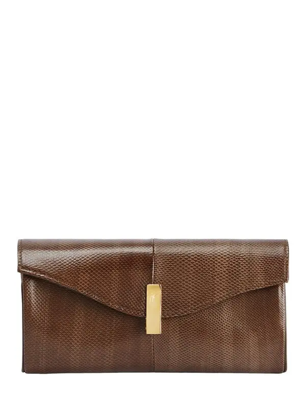 GIUSEPPE ZANOTTI Flutie Clutch - Brown