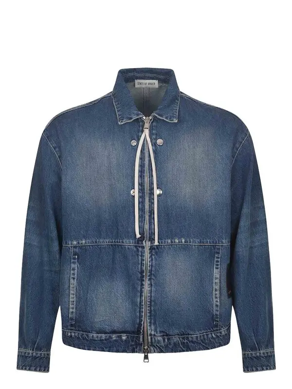STATE OF ORDER Denim Jacket - Denim Scuro