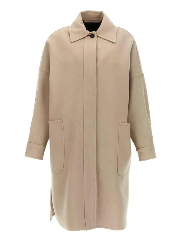 Max Mara Cashmere Chemise Coat - Neutrals