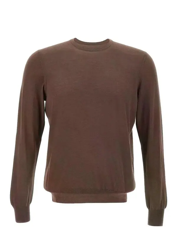 GRAN SASSO Crew Neck Sweater - Brown