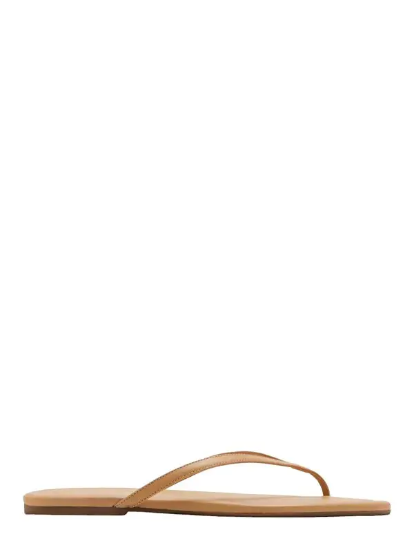 Staud Leather Thong Sandals - Neutrals