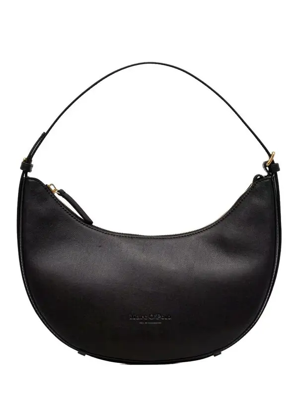 Marc O'polo Crescent-shape Top-zip Shoulder Bag - Black