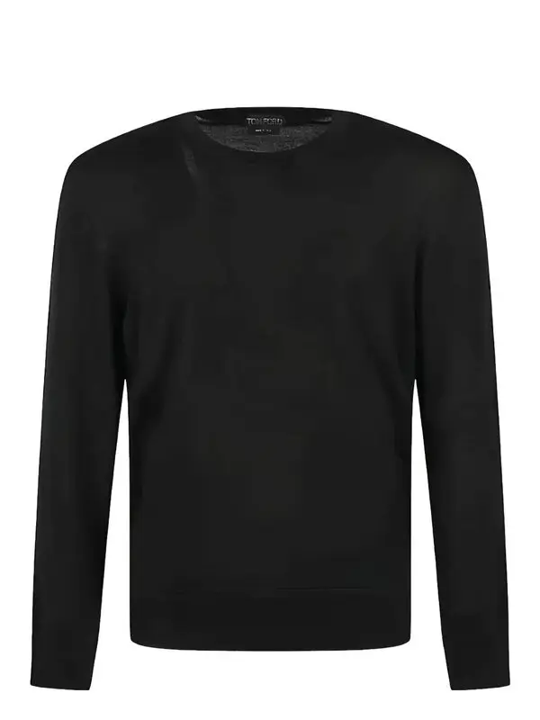 TOM FORD Long-sleeve Crew-neck Sweater - Black