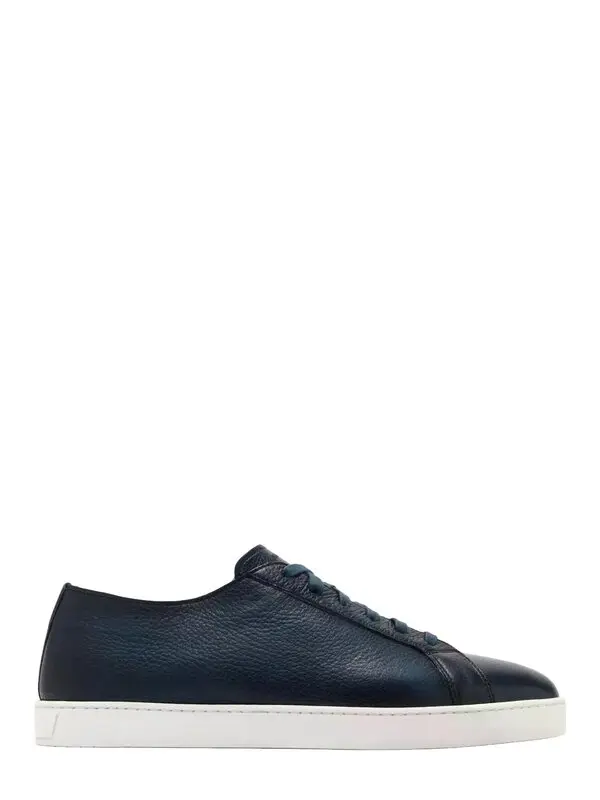 Magnanni Leather Lace-up Sneakers - Blue