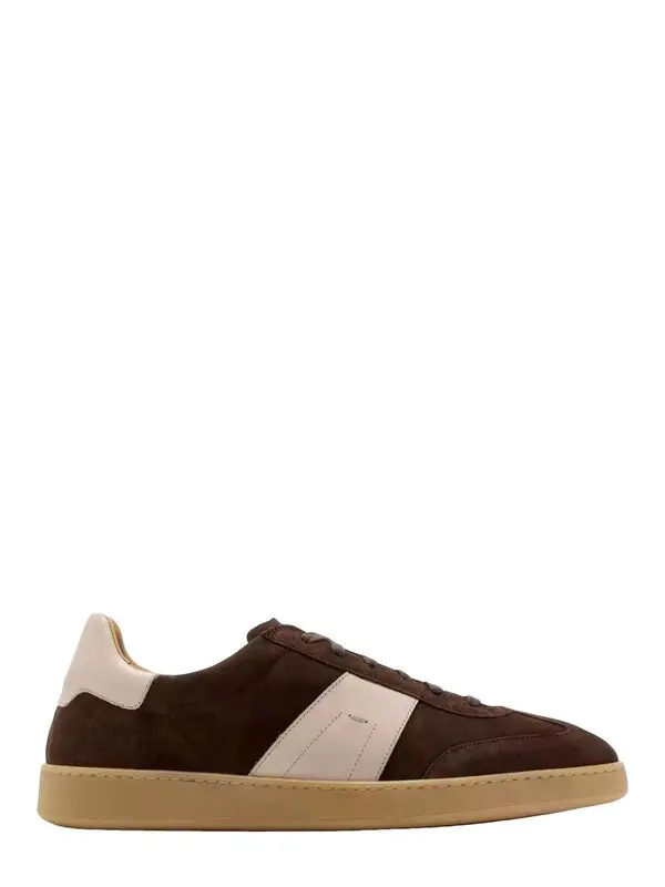 Magnanni Primera Suede Leather Panel Sneakers - Brown