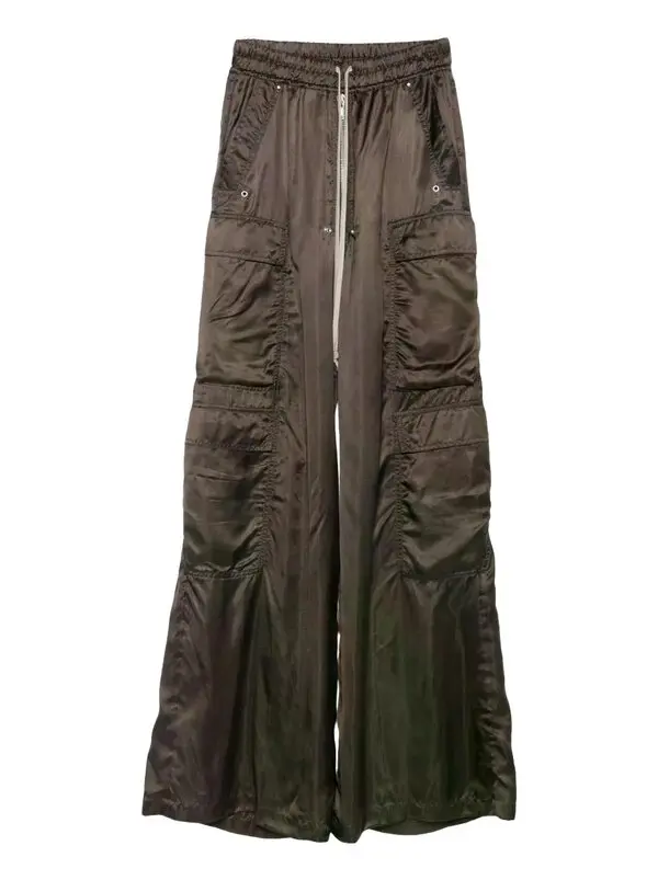 Rick Owens Drawstring Cargo Trousers - Brown