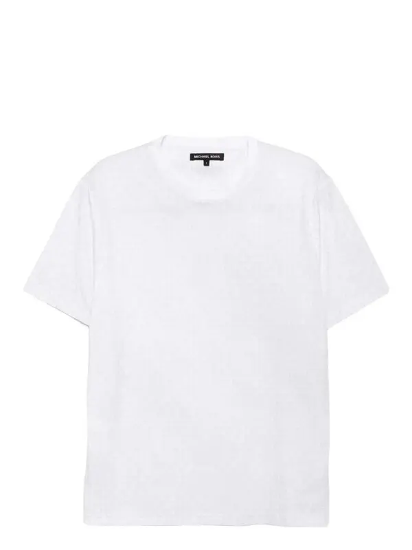 Michael Kors Monogram-print Cotton T-shirt - White