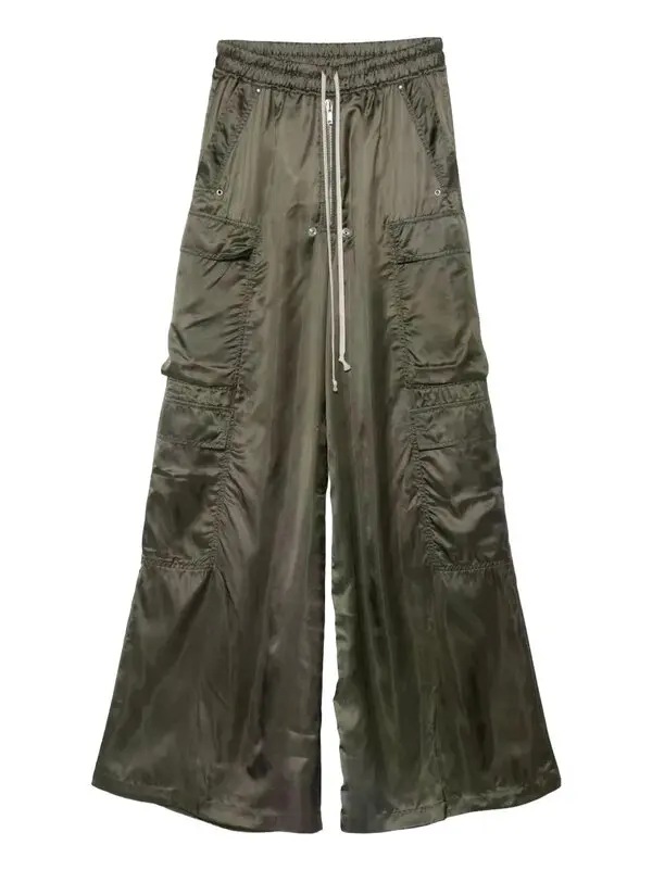 Rick Owens Drawstring Cargo Trousers - Green