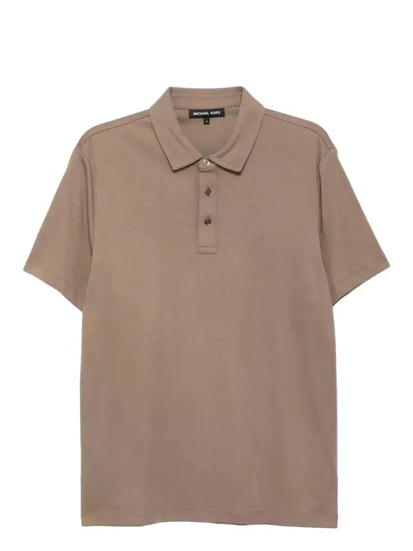 Michael Kors Cotton Polo Shirt - Brown