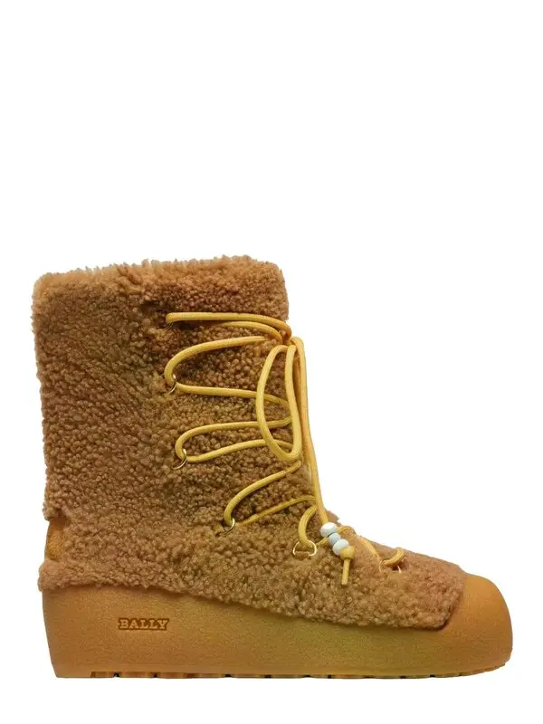 Bally Corviglia Shearling Boots - Camel
