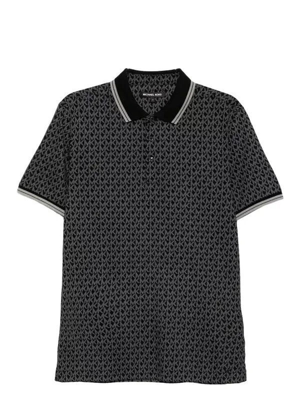 Michael Kors Cotton Polo Shirt - Black