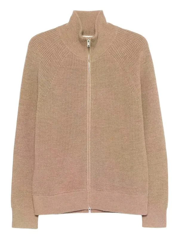 MARANT Zip-up Cardigan - Neutrals