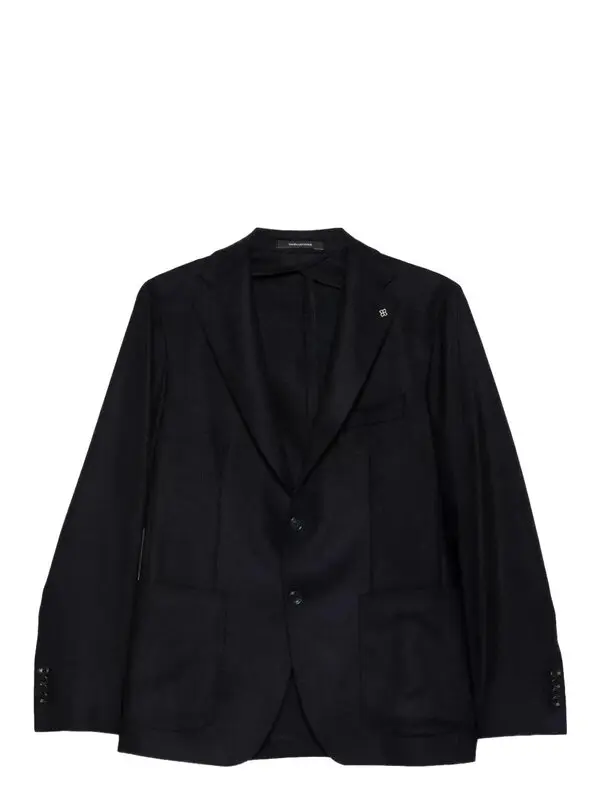 Tagliatore Patch-pocket Two-button Jacket - Black