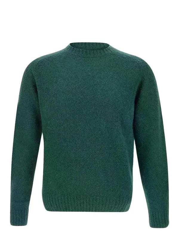 FILIPPO DE LAURENTIIS Ribbed Crew-neck Sweater - Green
