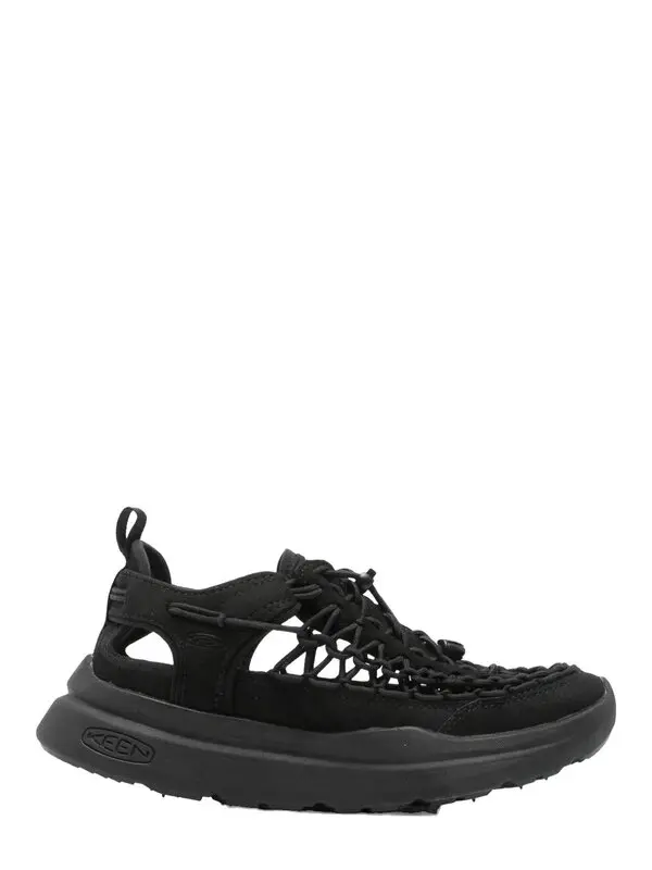 KEEN FOOTWEAR Cut-out Lace-up Sneakers - Black