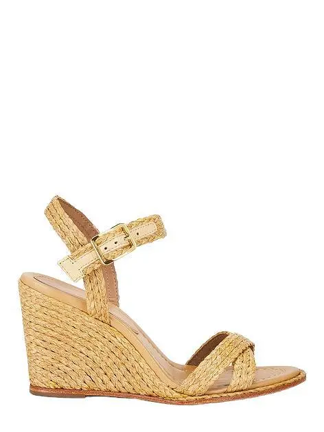 Raye Silvi Wedge - Raffia