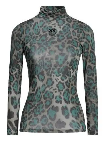 Pinko Long Sleeve Animal Print T-shirt - Green