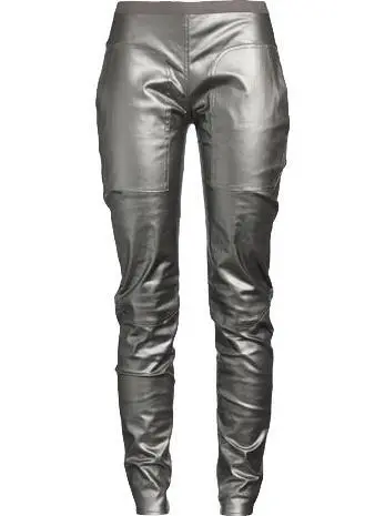 Rick Owens Coated Skinny Pants - Grey
