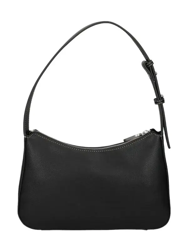 Karl Lagerfeld Metal-logo Shoulder Bag - Black