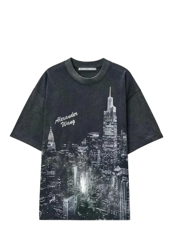 Alexander Wang Graphic-print T-shirt - Black