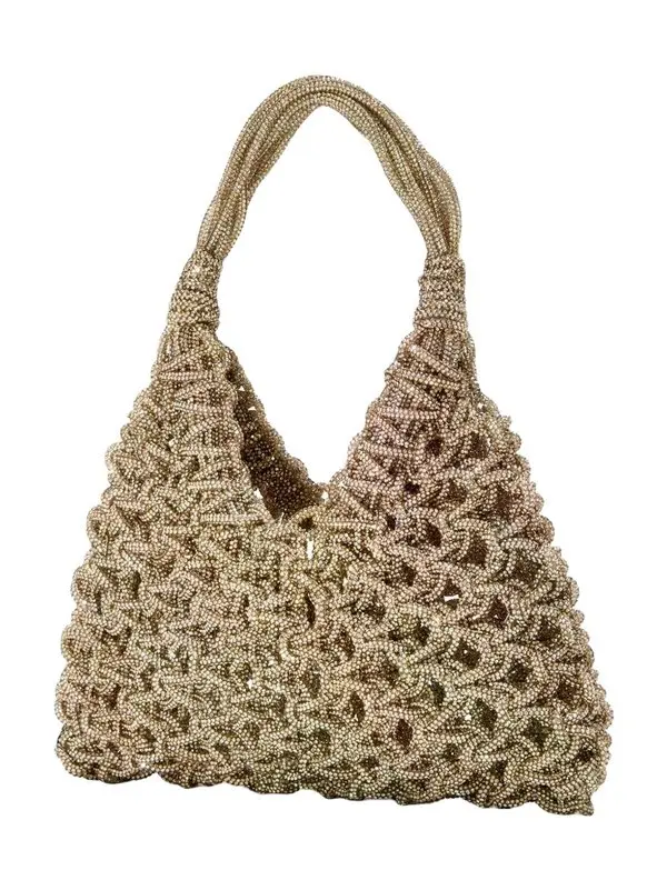 HIBOURAMA Vannifique Knotted Tote - Gold