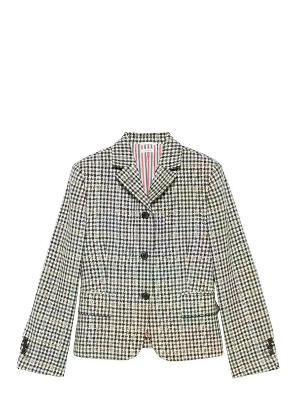 Thom Browne Gunclub-check Jacket - White