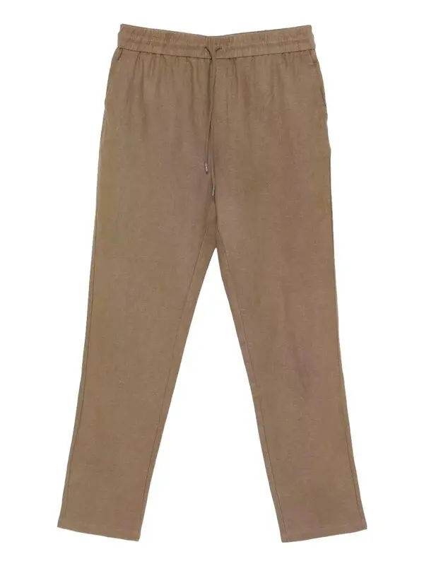 LES DEUX Patrick Linen-blend Trousers - Neutrals