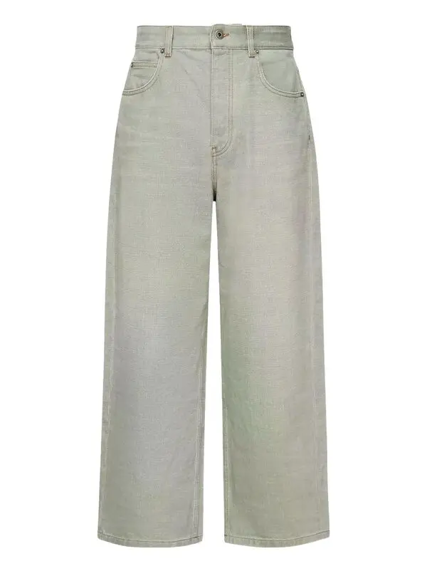 Loewe Logo-patch Jeans - Green