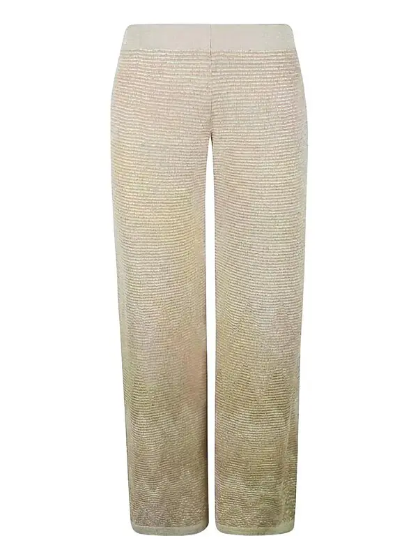 D.exterior Ribbed Trousers - Neutrals