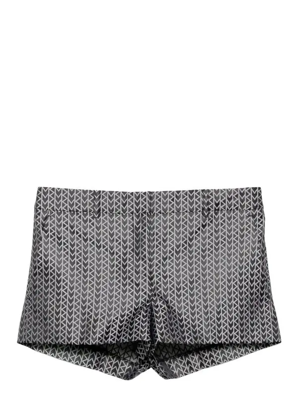 Michael Kors Jacquard Logo Mini Shorts - Black