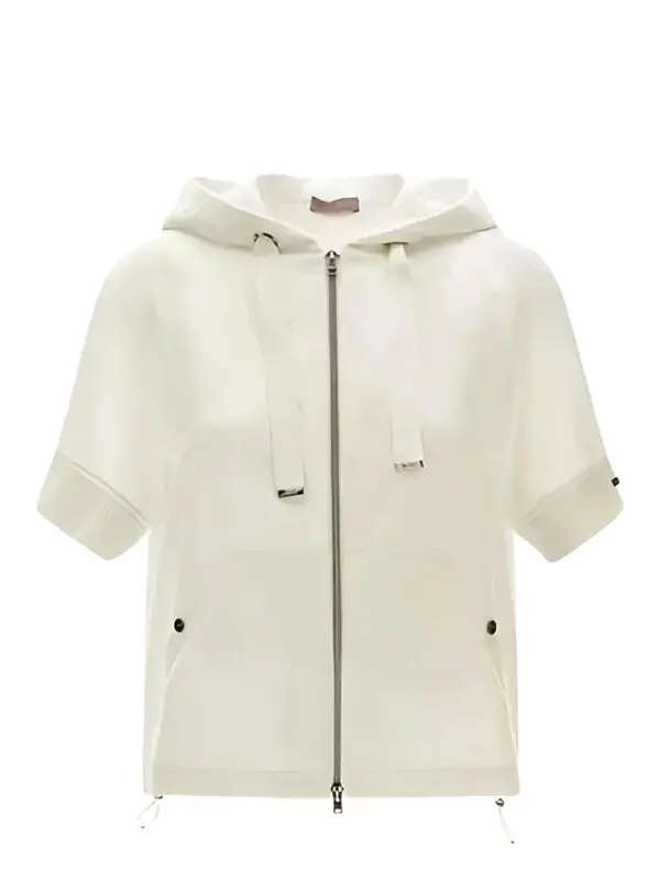 Herno Hooded Zip-up Jacket - Neutri