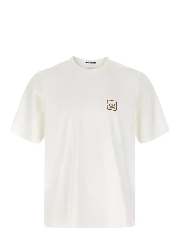 C.P. COMPANY Double-sided Print T-shirt - White